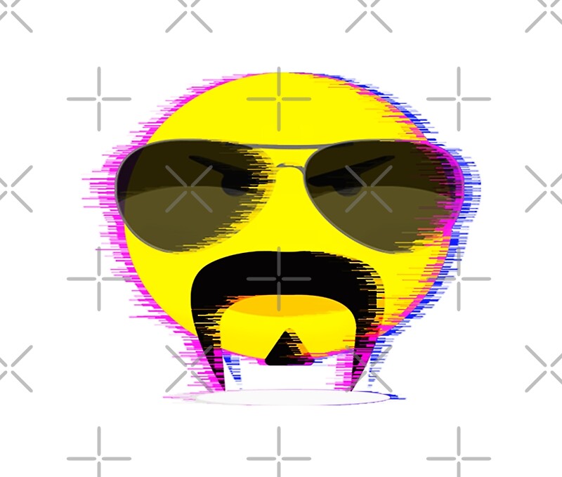 "Bearded Smiley Cartoon" by leen12 | Redbubble