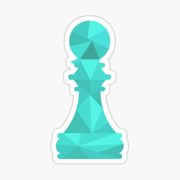 "Chess piece pawn" Sticker for Sale by ritshi | Redbubble