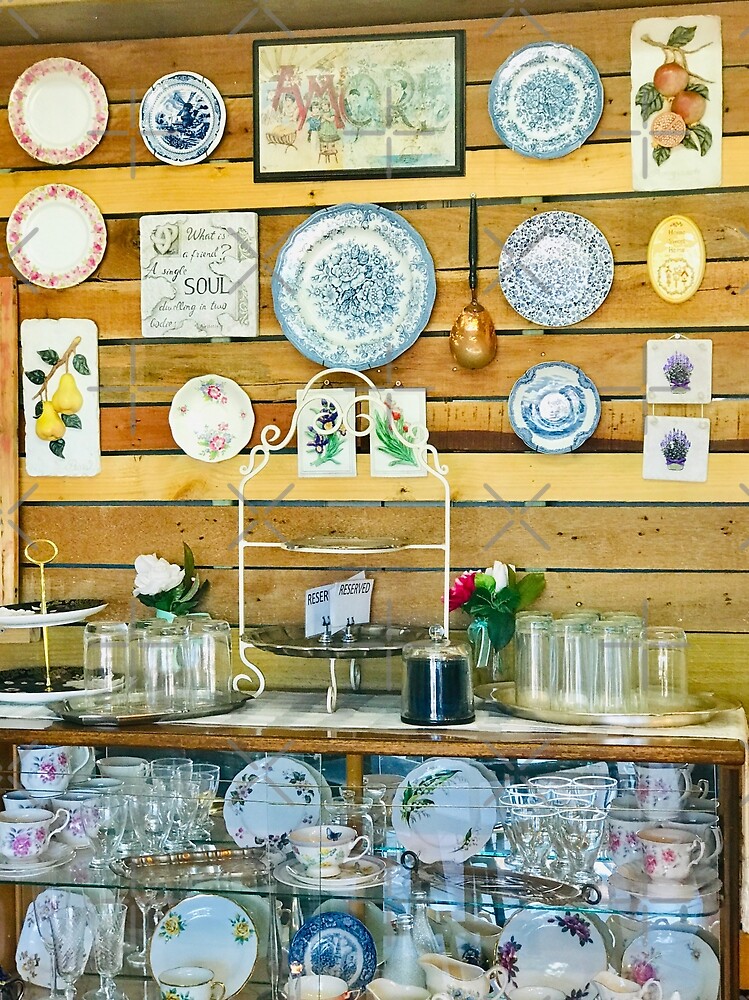 "Still life wall in a cafe" by TeAnne Pantony | Redbubble