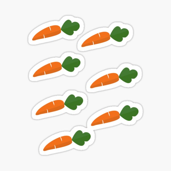 "Carrots " Sticker for Sale by 1ah-al1 | Redbubble