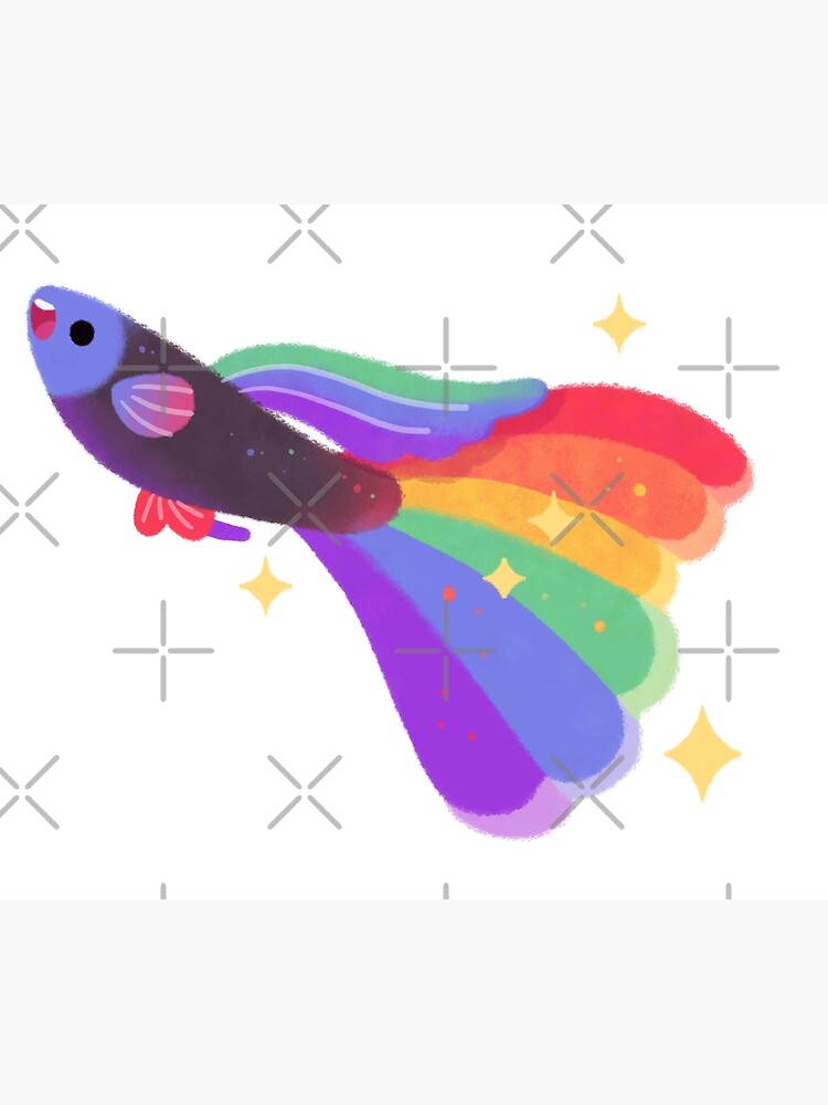 "Rainbow guppy 8" Poster for Sale by pikaole | Redbubble