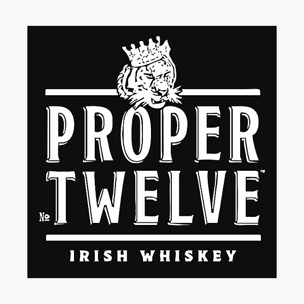 "Proper 12 Proper Twelve Irish Whiskey" Photographic Print for Sale by ...