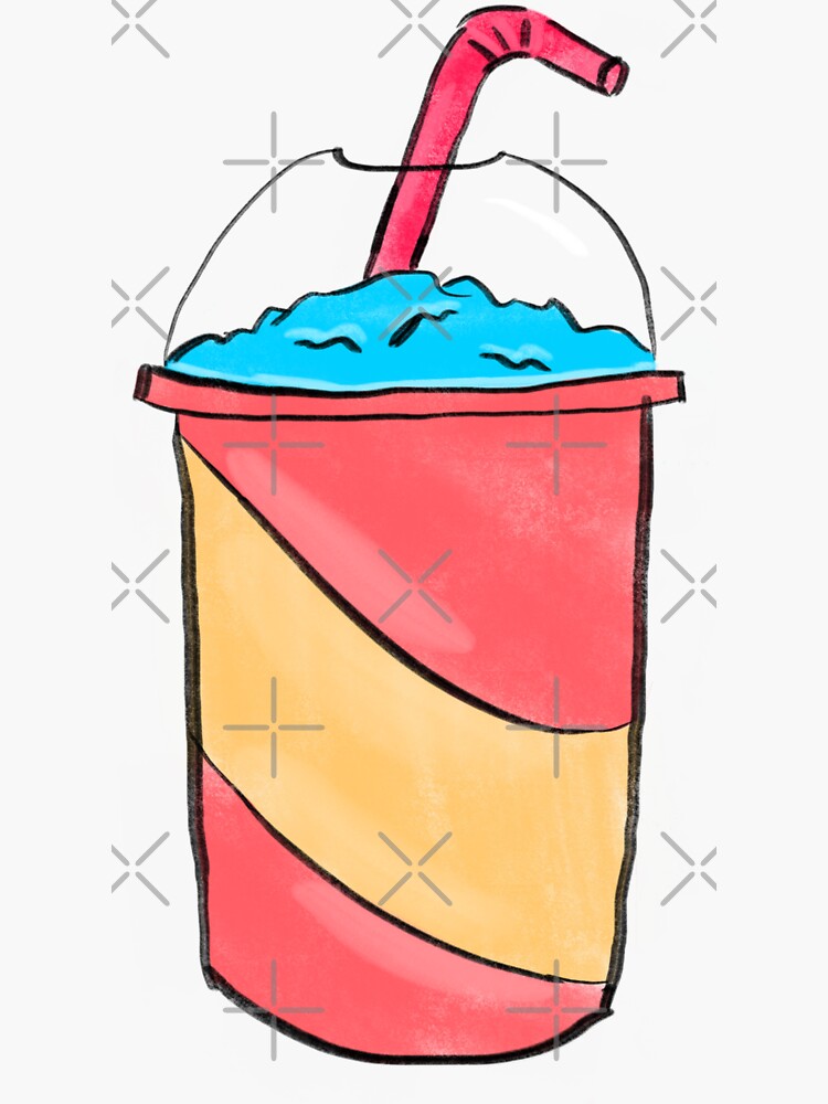 "Summer Slushie" Sticker for Sale by lapladap | Redbubble