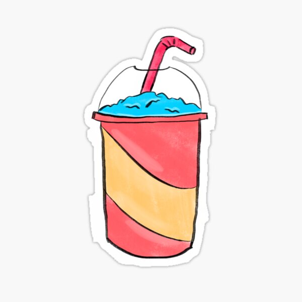 "Summer Slushie" Sticker for Sale by lapladap | Redbubble