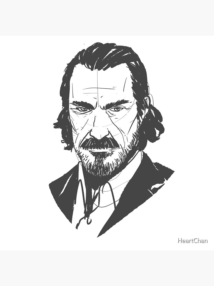 "Dutch van der Linde" Pillow by HeartChan | Redbubble