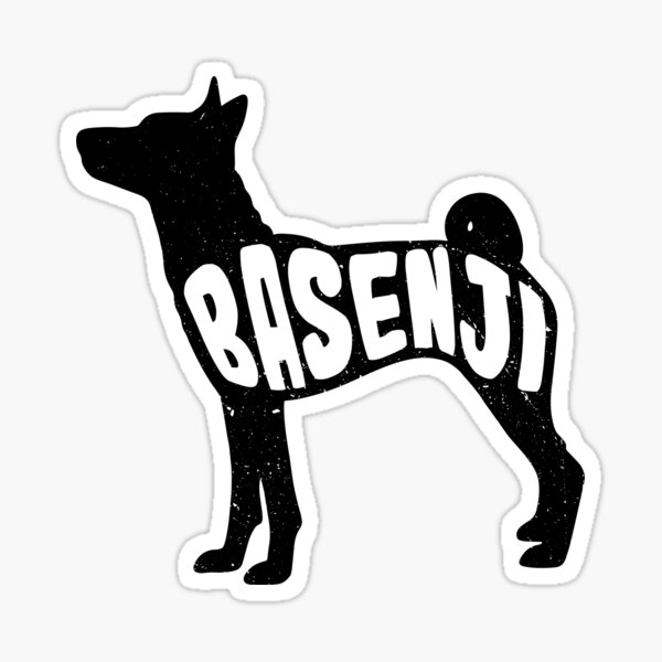 "Basenji" Sticker for Sale by missGreece | Redbubble