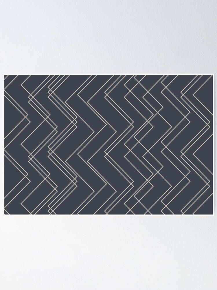 "Cool, modern, unique, grey, trendy illustration of zigzag lines ...