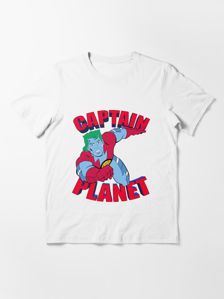"Captain Planet" T-shirt for Sale by Deanomite85 | Redbubble | captain ...