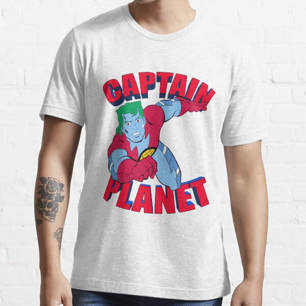 "Captain Planet" T-shirt for Sale by Deanomite85 | Redbubble | captain ...