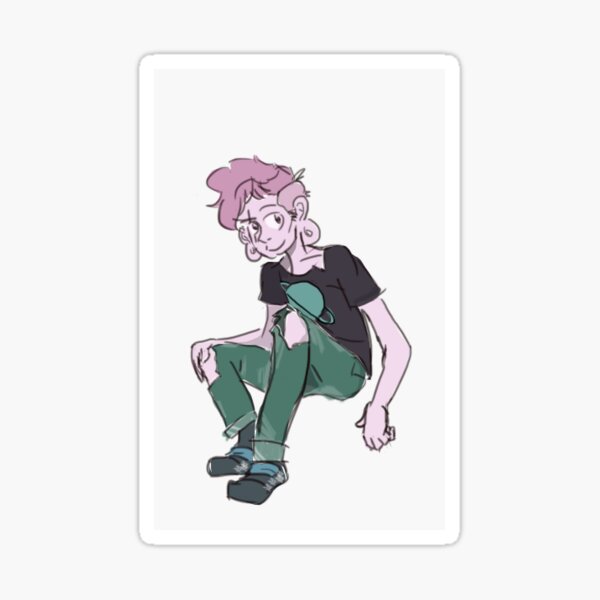 "Pink Lars Steven Universe" Sticker for Sale by petescoffee | Redbubble