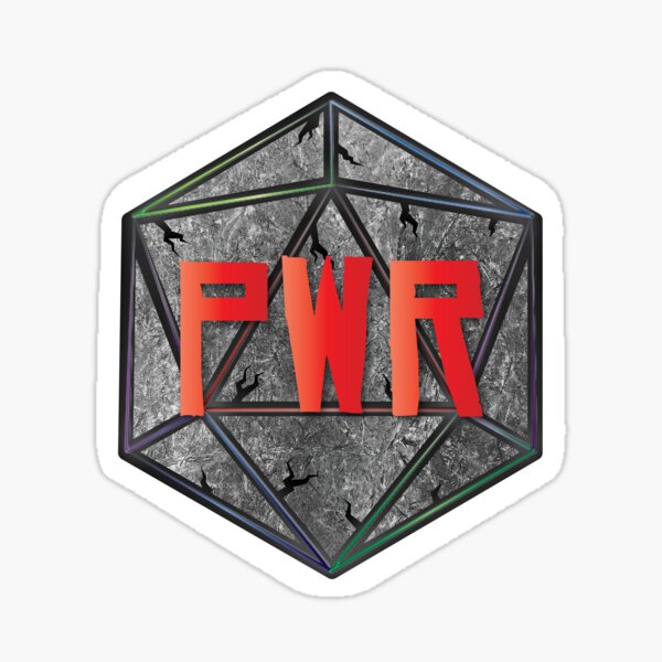 "Power Word Roll Logo" Sticker for Sale by PowerWordRoll | Redbubble