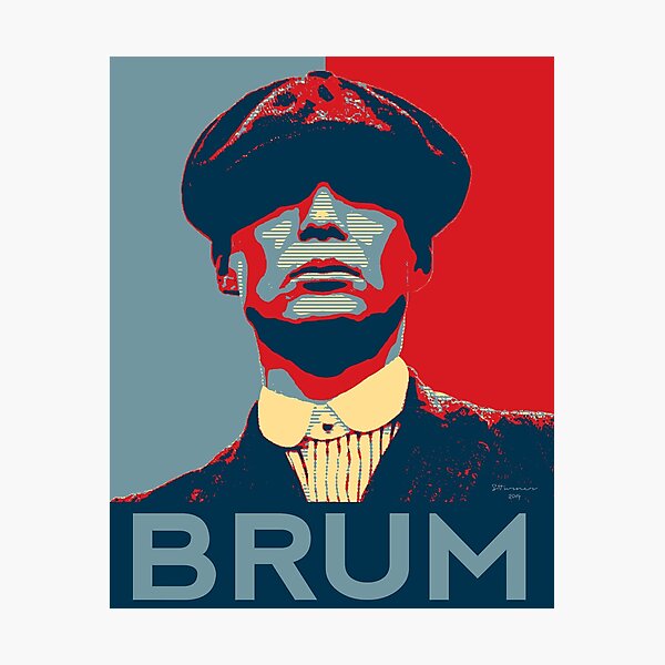 "BRUM - Peaky Blinders Tommy" Photographic Print by ZEDorDEAD | Redbubble