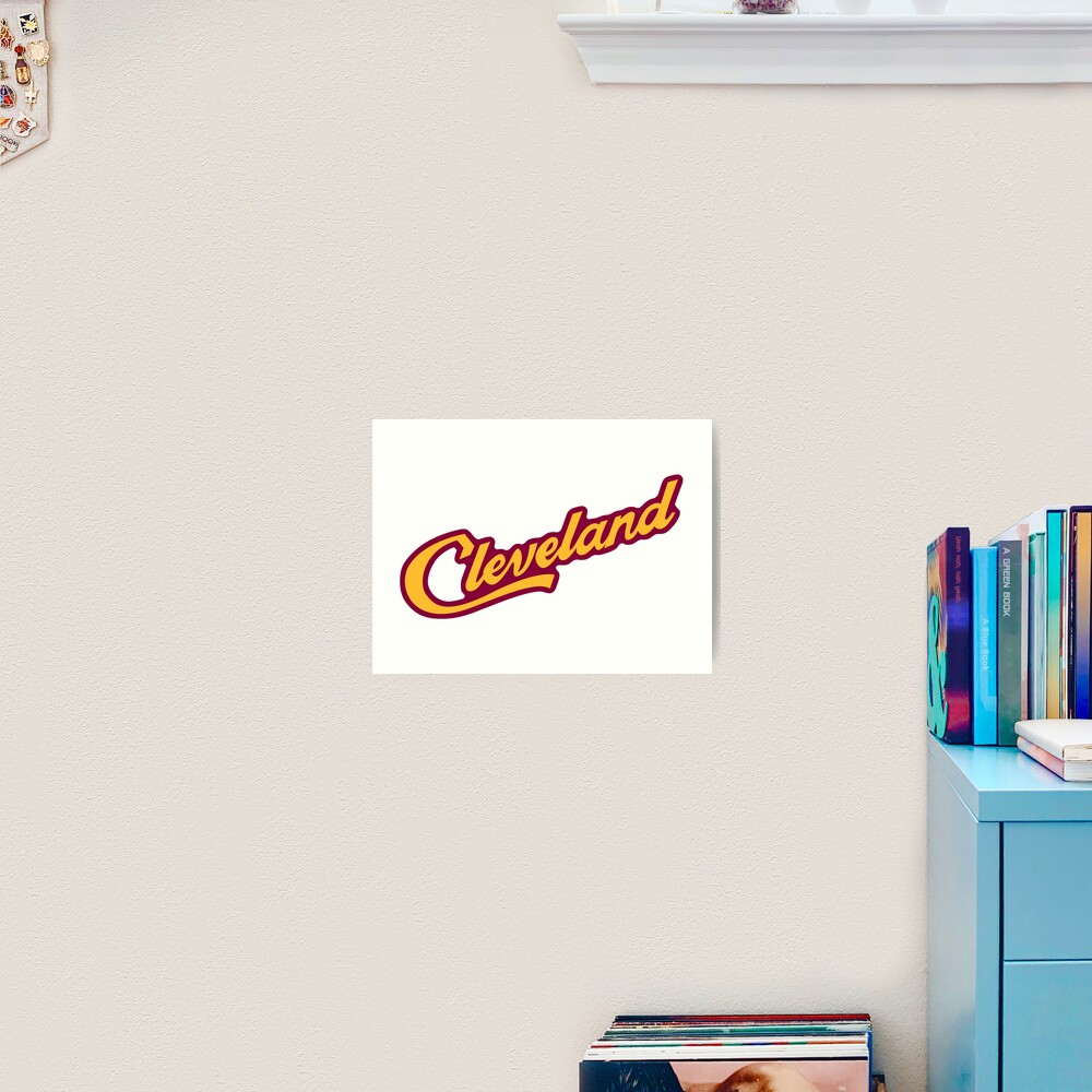 "Cleveland Script Sticker (Cleveland Cavaliers)" Sticker for Sale by ...