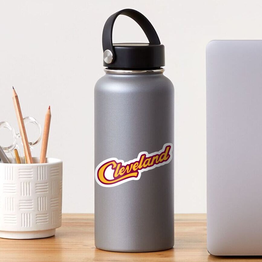 "Cleveland Script Sticker (Cleveland Cavaliers)" Sticker by ...