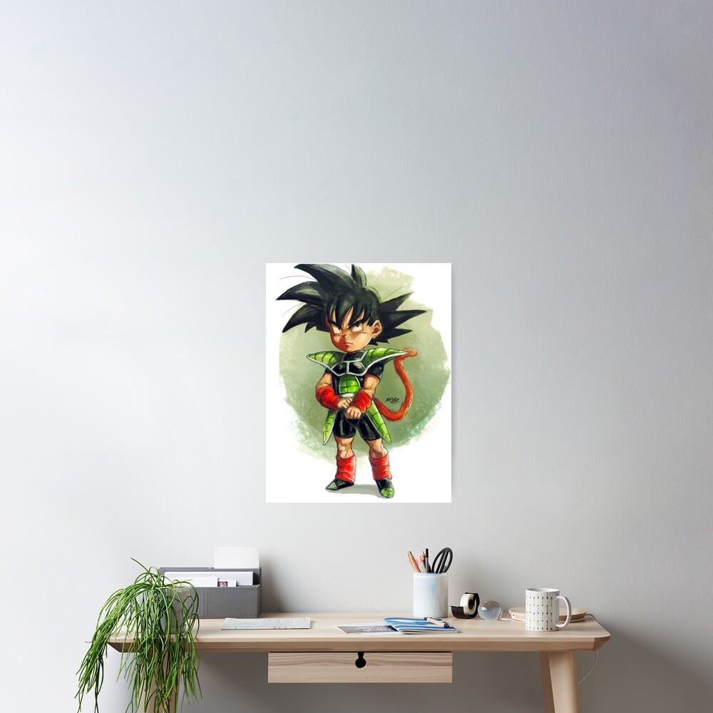 "Kid Bardock" Poster by markclarkii | Redbubble