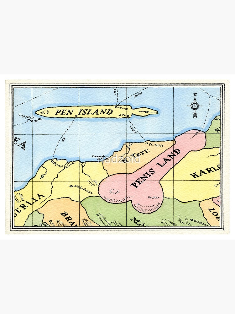 "Pen Island" Art Print by nadzoid | Redbubble
