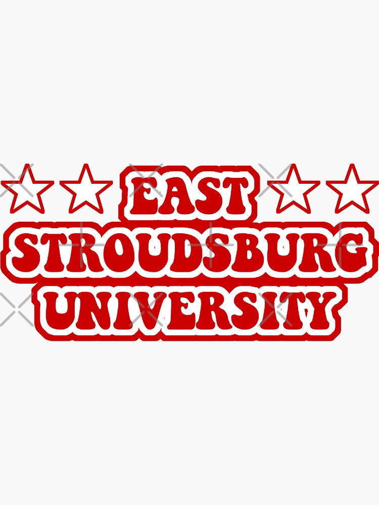"East Stroudsburg University - ESU" Sticker by Leilasayan | Redbubble