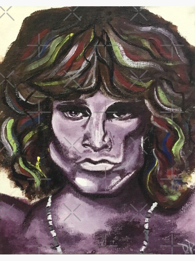 "Jim Morrison " Sticker for Sale by DeePaint11 | Redbubble