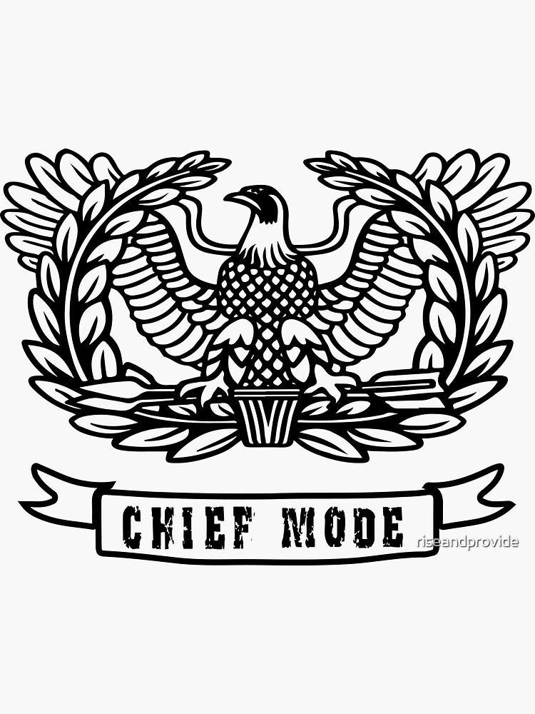 "ARMY WARRANT OFFICER CHIEF MODE" Sticker for Sale by riseandprovide ...