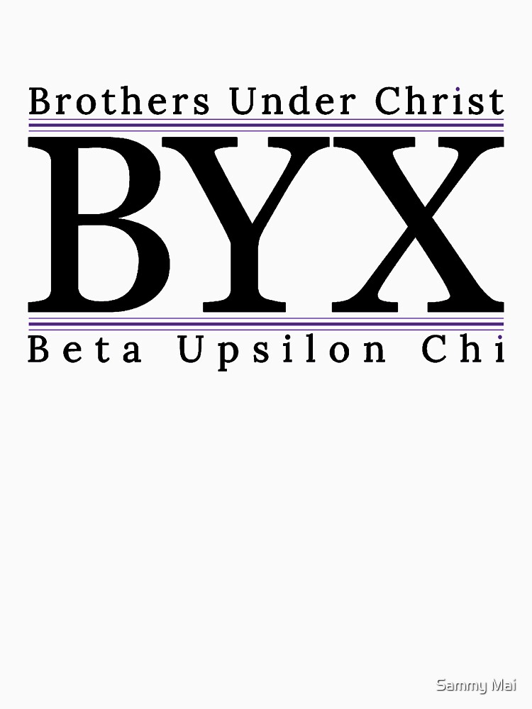 "BYX" T-shirt for Sale by Sammymai | Redbubble | brothers under christ ...