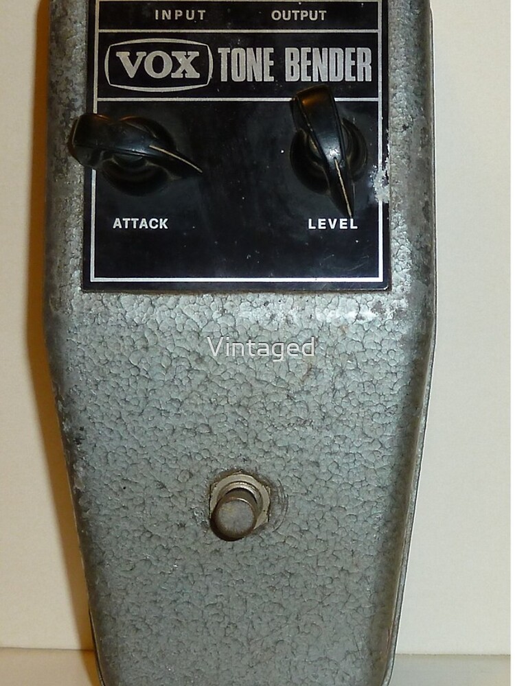 "Vox Tone Bender Tonebender 1960's Fuzz Box" iPhone Case for Sale by ...