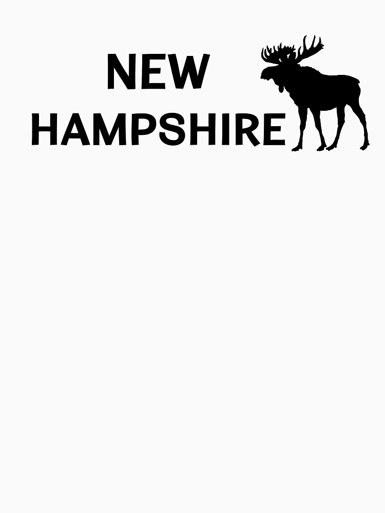 "New Hampshire Moose " T-shirt for Sale by AmericanArt | Redbubble ...