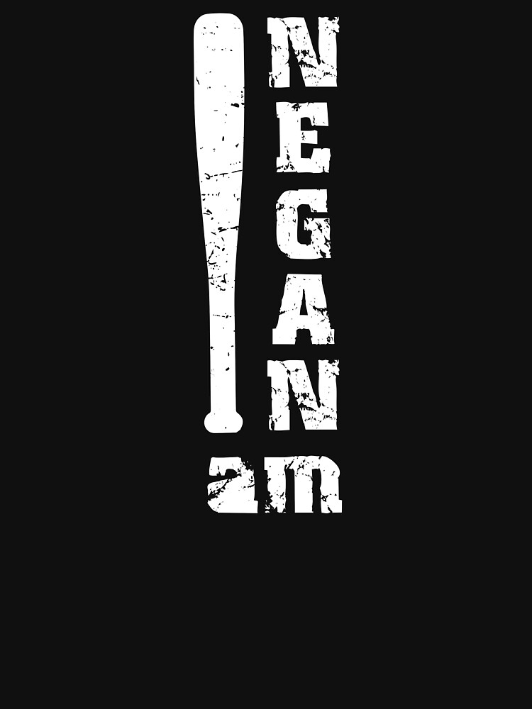 "Distressed I am Negan with Baseball Bat" T-shirt for Sale by MrSimpler ...