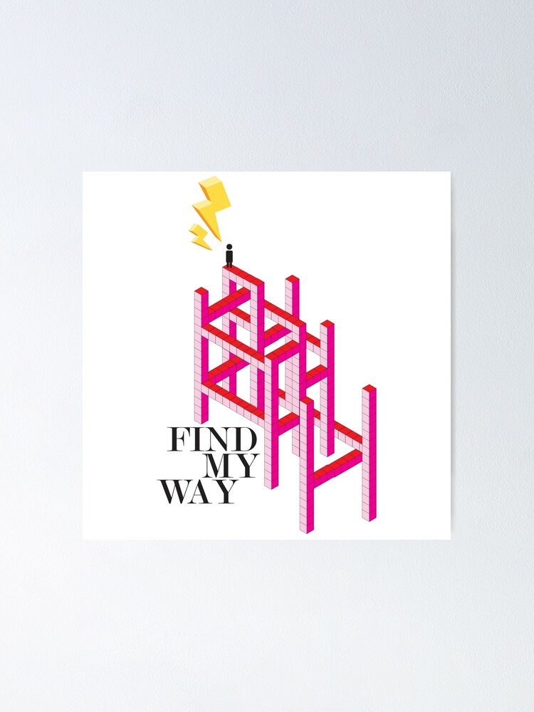 "ISOMETRIC FIND MY WAY" Poster by desmondlow1801 | Redbubble