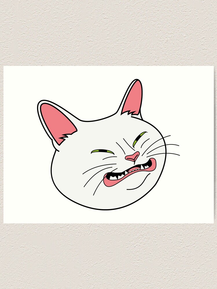 "Kot Cat Meme" Art Print by TheRedCat | Redbubble