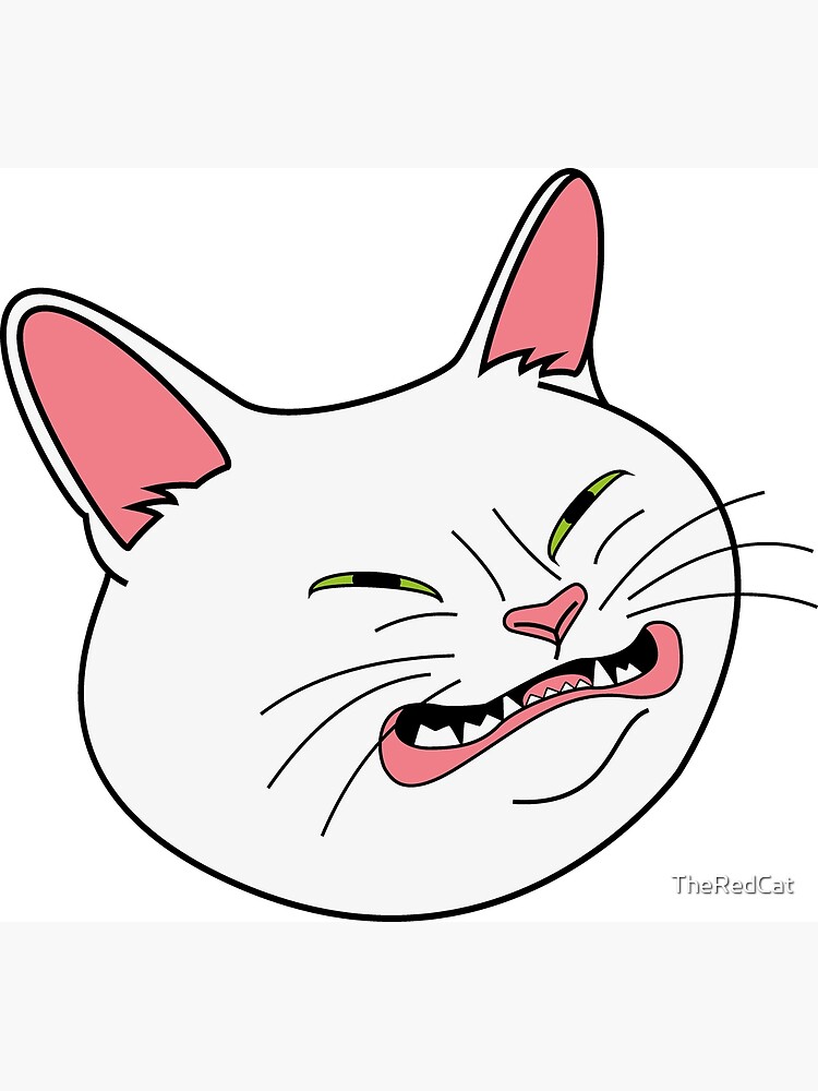 "Kot Cat Meme" Art Print by TheRedCat | Redbubble