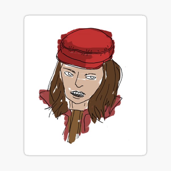 "Cursed Piper Wright" Sticker for Sale by DrawWithLizzie | Redbubble