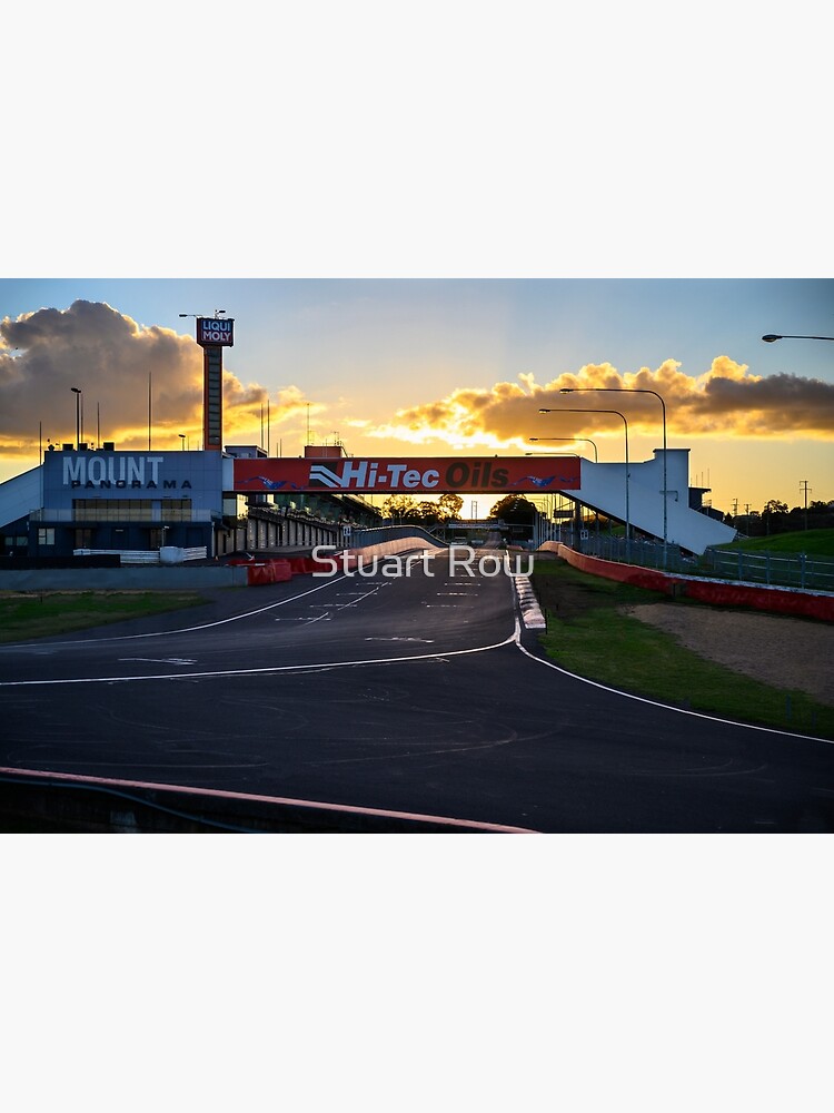 Pit Straight At Mount Panorama Premium Matte Vertical Poster