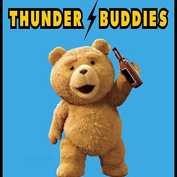 "Thunder Buddies" Greeting Card for Sale by GrinningMonkey | Redbubble