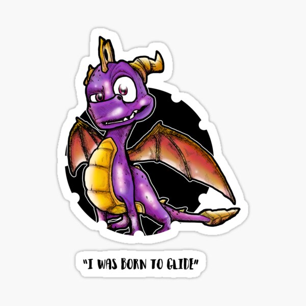 "Spyro the Dragon" Sticker by Inkin-Imp | Redbubble
