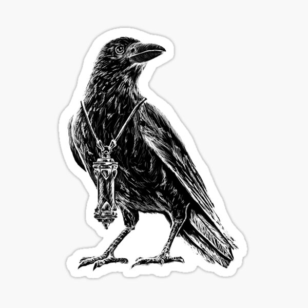 "Raincrow Studios Crow Logo" Sticker for Sale by RaincrowStudios ...