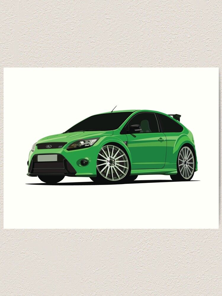 "Focus RS Cartoon" Art Print by ToonMyRide | Redbubble