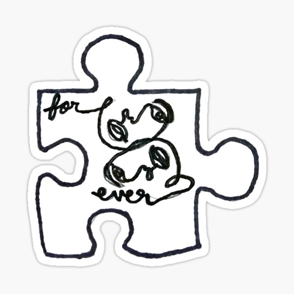 "Forever" Sticker for Sale by eloiseruth24 | Redbubble