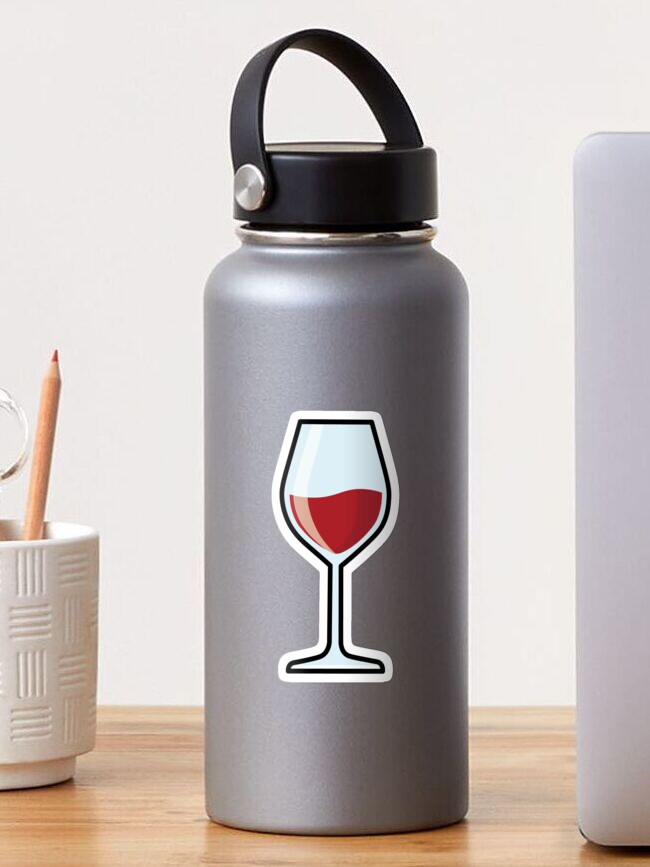 "Red Wine " Sticker for Sale by christiwilbert | Redbubble