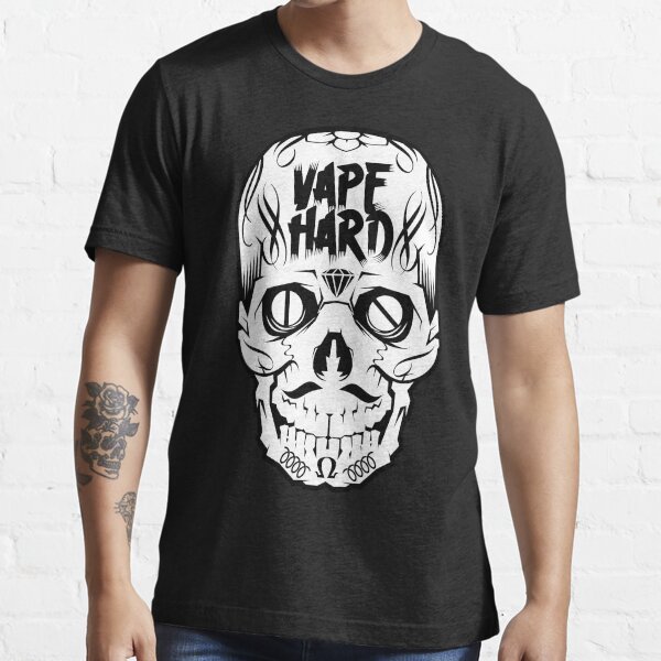 "Vape Hard" T-shirt for Sale by GG160 | Redbubble | sugar skull t ...