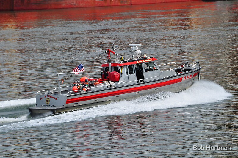 "Portland Fire Boat" by Robert Hortman | Redbubble