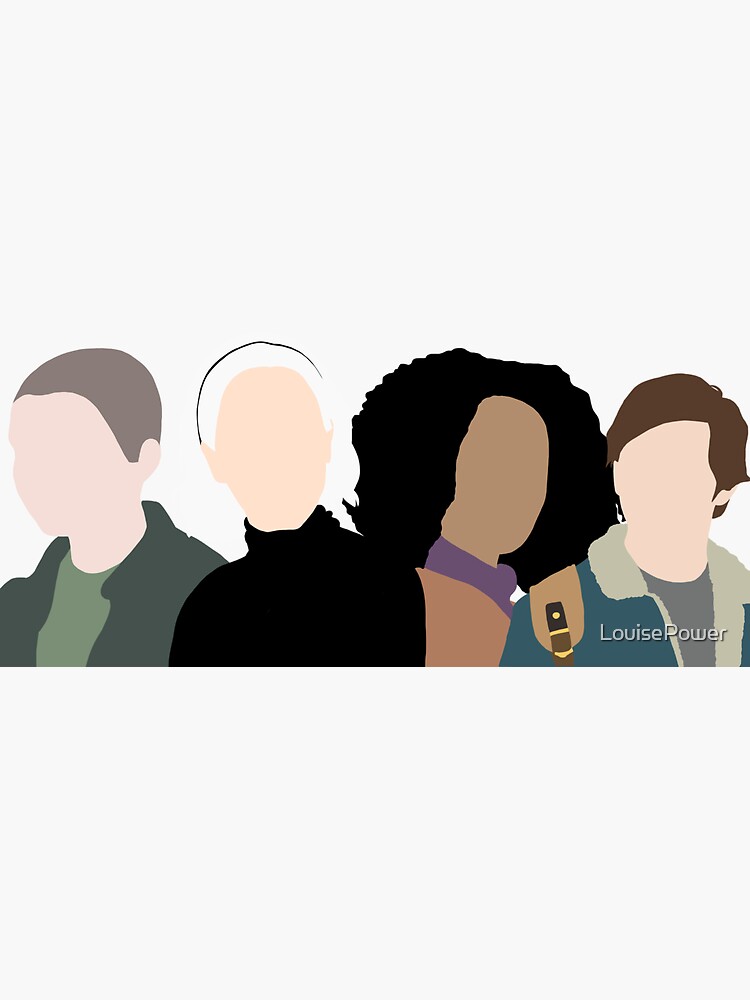 "Core Four sticker" Sticker for Sale by LouisePower | Redbubble