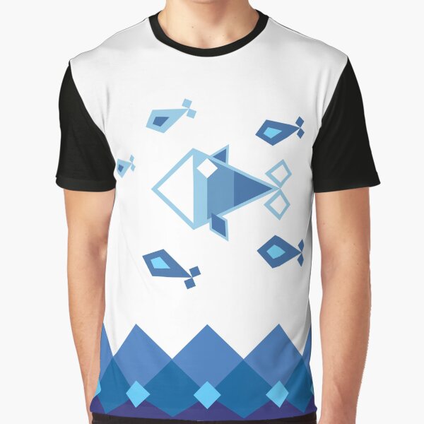 "USUM Wishiwashi Print" Graphic T-Shirt for Sale by Swainathan | Redbubble
