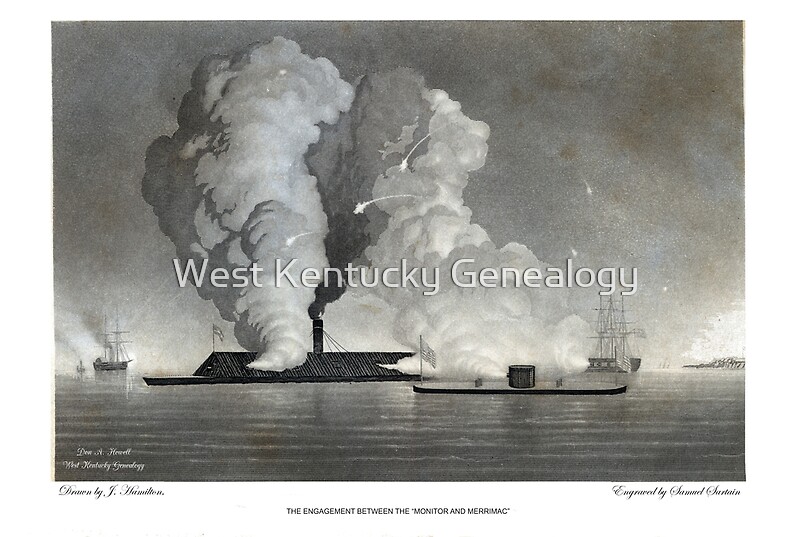 "THE ENGAGEMENT BETWEEN THE "MONITOR AND MERRIMAC"" by West Kentucky ...