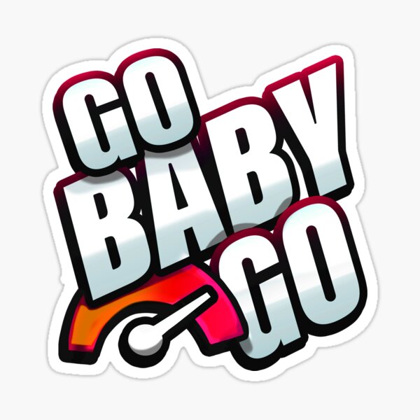 "Johnin60Seconds GoBabyGo Emote" Sticker by Johnin60Seconds | Redbubble