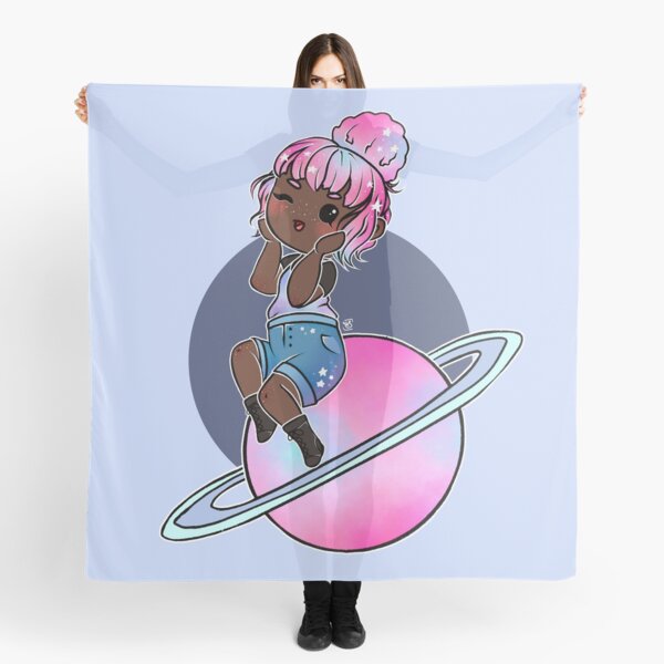 "Cotton Candy Planet Chibi" Scarf for Sale by heysoleilart | Redbubble