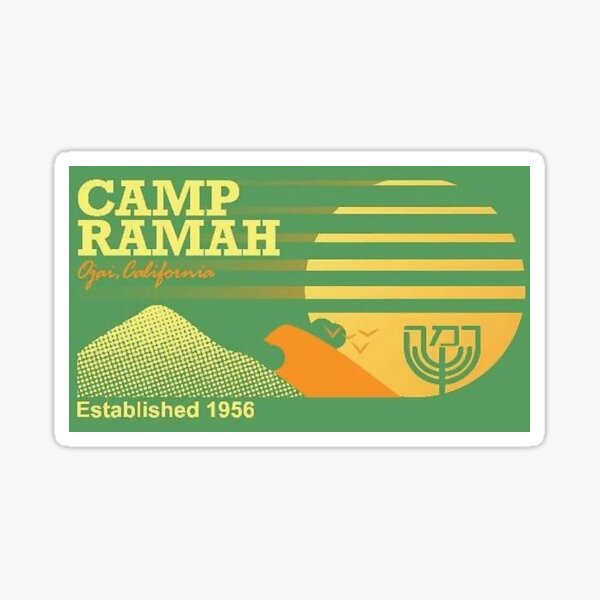 "Camp Ramah California" Sticker by sophiavinegar | Redbubble