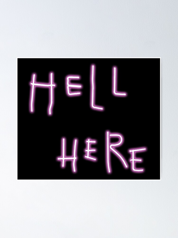 "Hell Here (Catwoman)" Poster for Sale by mewkitsu | Redbubble