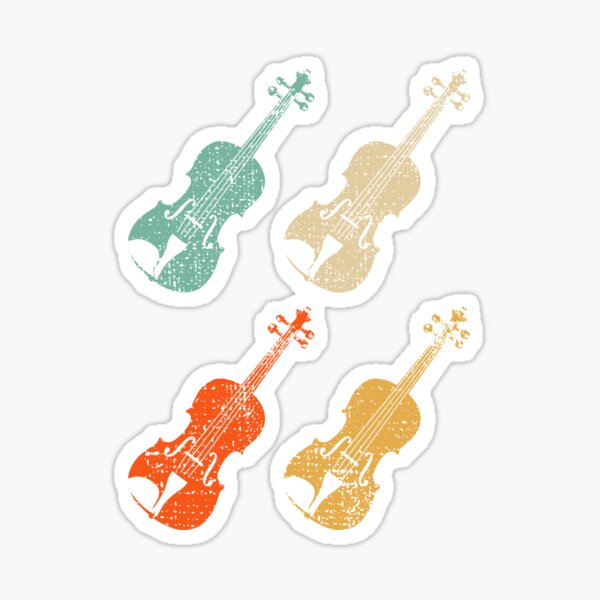 "Violin" Sticker for Sale by 4tomic | Redbubble