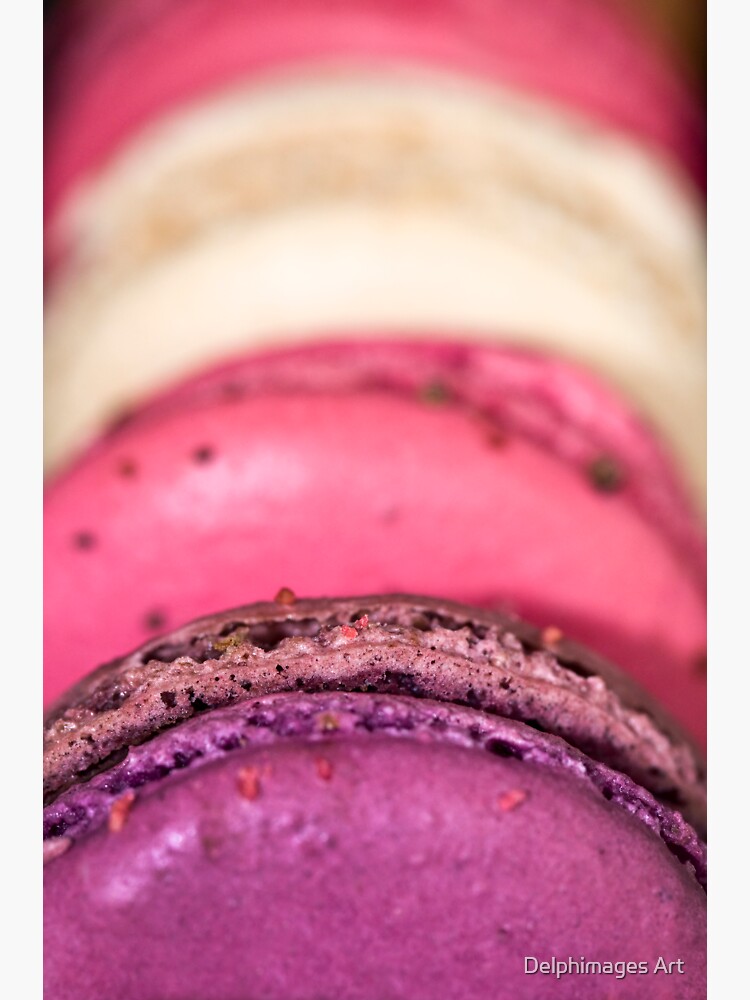 "Pink macarons" Sticker for Sale by Delphimages-Art | Redbubble