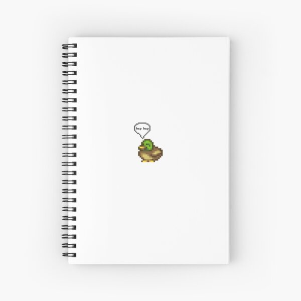 "Stardew Valley Duck " Spiral Notebook by gideonq | Redbubble